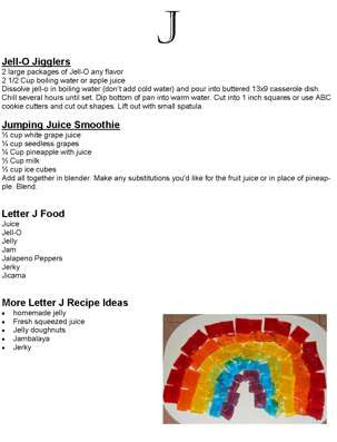 Cooking with the Alphabet-Digital Download – Kids Cooking Activities