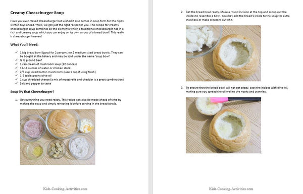 Lunch and Dinner Step by Step Photos Cookbook-Digital Download – Kids ...