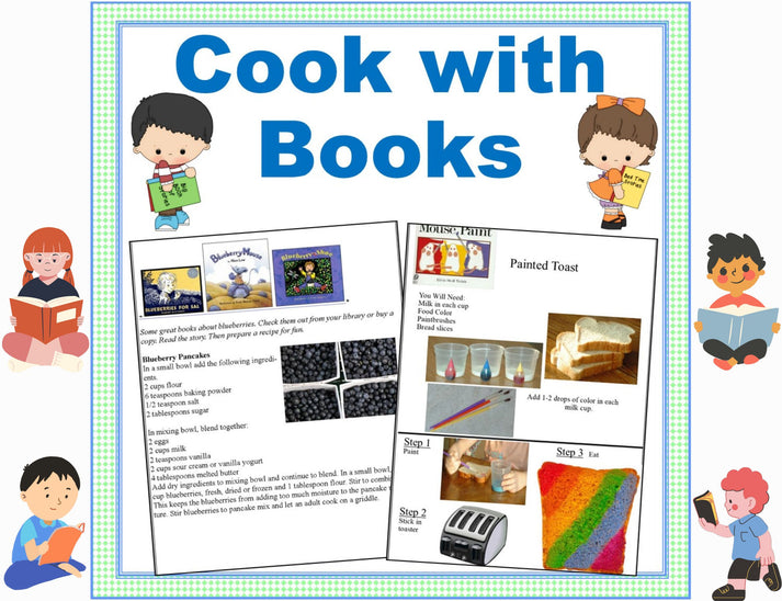 Cooking with Books-41 Fun Cooking & Reading Activities for Young Child ...
