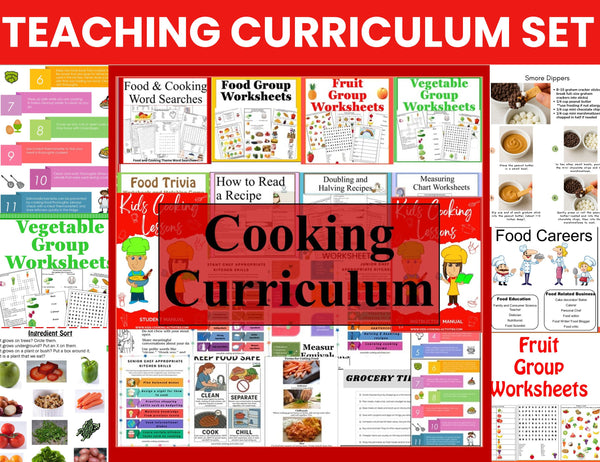Cooking Curriculum Set for Teaching Children Cooking -Ultimate Kids Co ...