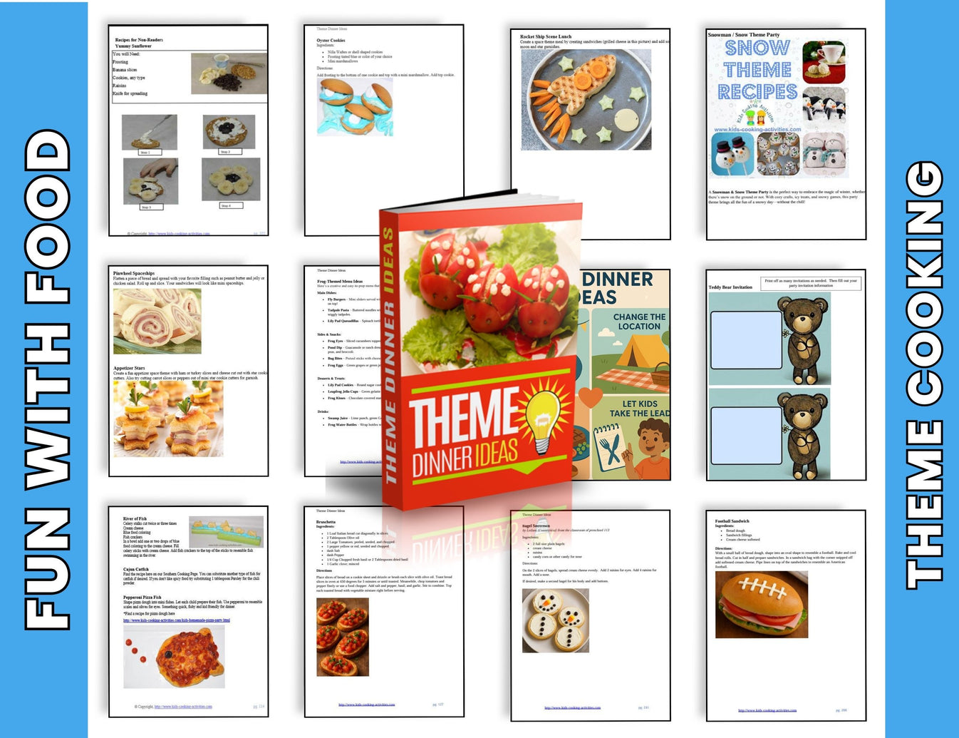 Fun with Food Theme Ideas and Menus- Plan Cooking Classes, Parties & T ...