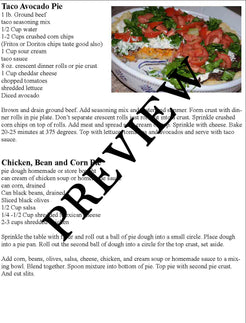 USA Regional Cooking Activities and Geography Camp-Pies Across America ...