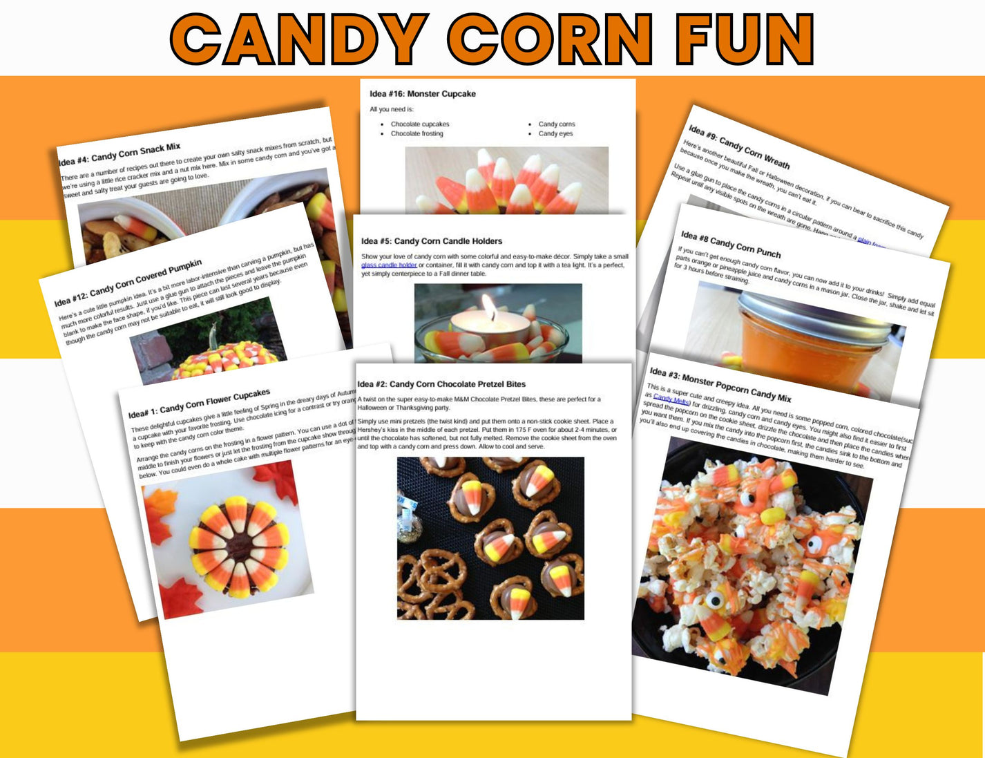 Candy Corn Fun-Digital Download – Kids Cooking Activities