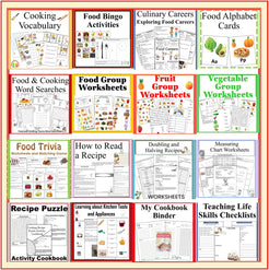 Teacher Curriculum Set for Teaching Children Cooking -Lesson Manuals ...