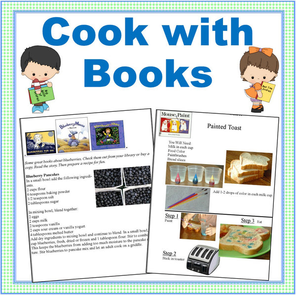 Cooking with Books- 36 Cook with Book Activities for Young Children-Di ...