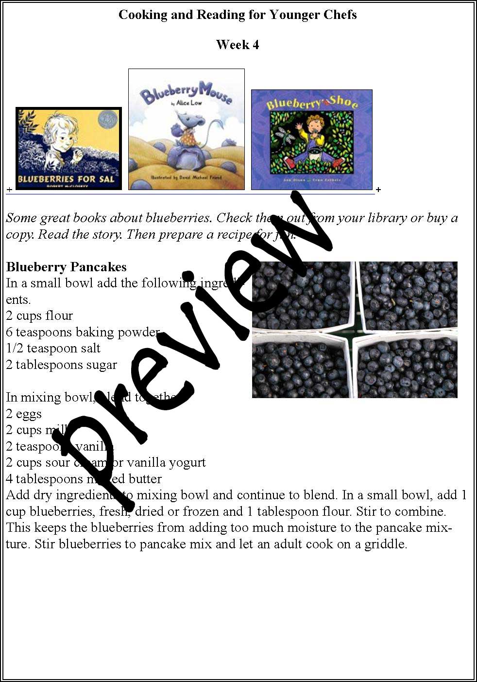 Cooking with Books- 36 Fun Cooking & Reading Activities for Young Chil ...