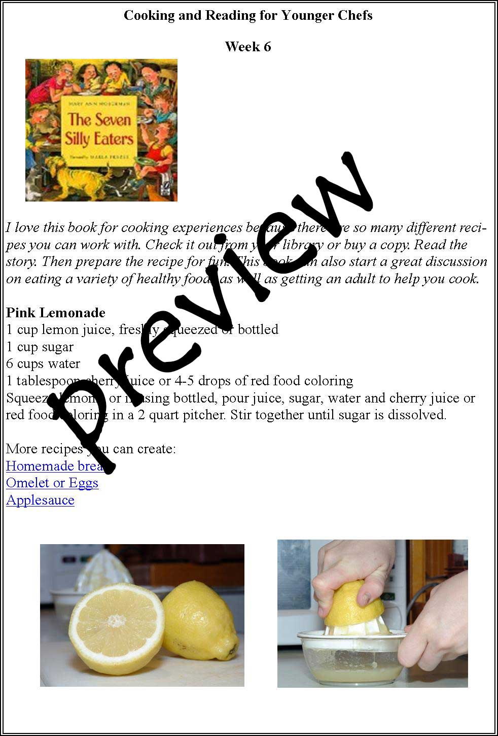 Cooking with Books- 36 Fun Cooking & Reading Activities for Young Chil ...
