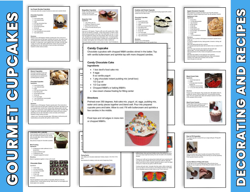 Kids Cupcake Decorating-Digital Download – Kids Cooking Activities