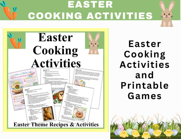 Easter Cooking Activities & Printable Games – 30 Recipes + 10 Fun Prin ...
