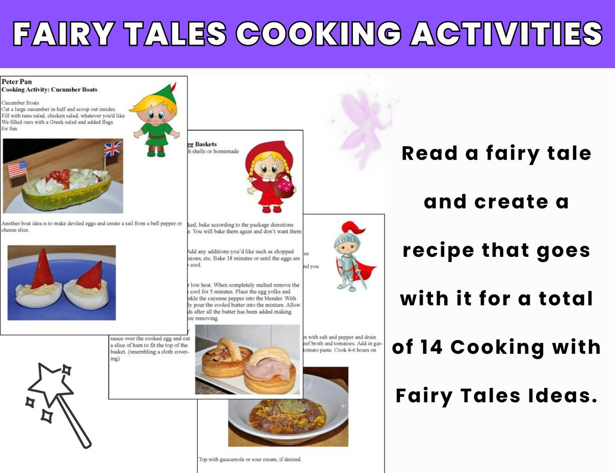 Cooking with Fairy Tales-14 Magical Cooking Activities for a Reading ...