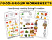 Food Group Activities and Worksheets-Nutrition Learning for Kids -Digi ...