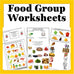 Food Group Activities and Worksheets-Nutrition Learning for Kids -Digi ...