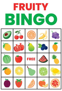 Food Bingo Games and Worksheets-Cooking with Kids Worksheets, Food The ...