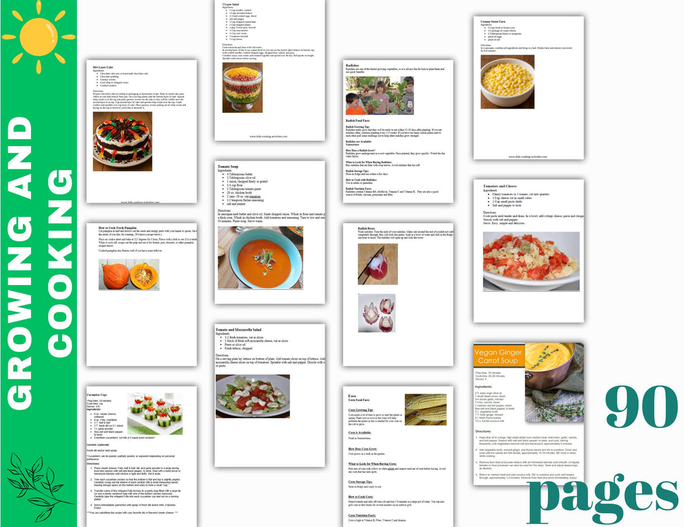Grow It and Cook It Theme Camp-Garden-to-Table Cooking Activities for ...