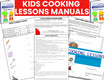 Teacher Curriculum Set for Teaching Children Cooking -Lesson Manuals ...