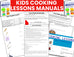 Teacher Curriculum Set for Teaching Children Cooking -Lesson Manuals ...