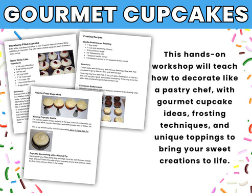 Kids Cupcake Decorating-Digital Download – Kids Cooking Activities