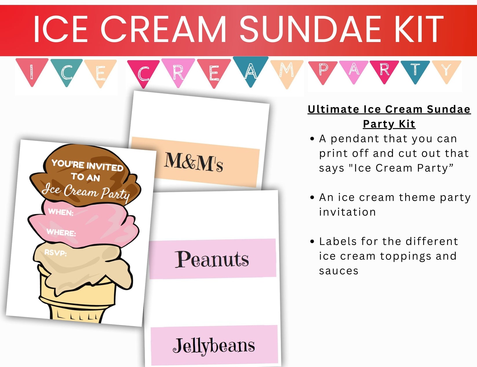 Kids Cooking Parties BUNDLE Set – Party Plans, Printables, and Games f ...