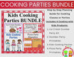 Kids Cooking Parties BUNDLE Set – Party Plans, Printables, and Games f ...
