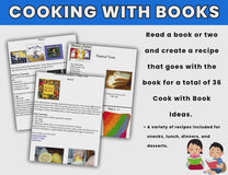Cooking with Books- 36 Cook with Book Activities for Young Children-Di ...