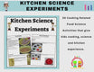 Kitchen and Food Science Experiments-Digital Download – Kids Cooking ...