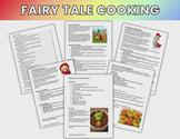 Cooking with Fairy Tales-15 Cooking with Books Activities & Coloring A ...
