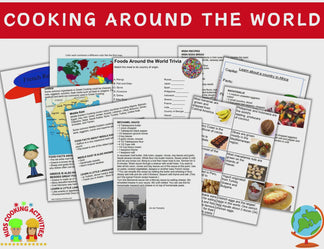 Cooking around the World Studies--Digital Download – Kids Cooking ...