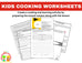 How to Read a Recipe Activity Worksheets-Cooking & Reading Skills for ...