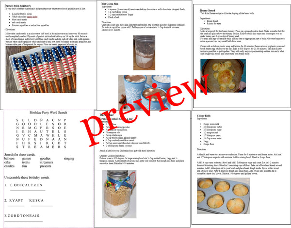 Seasonal Cooking Activities-A year of cooking ideas with monthly recip ...