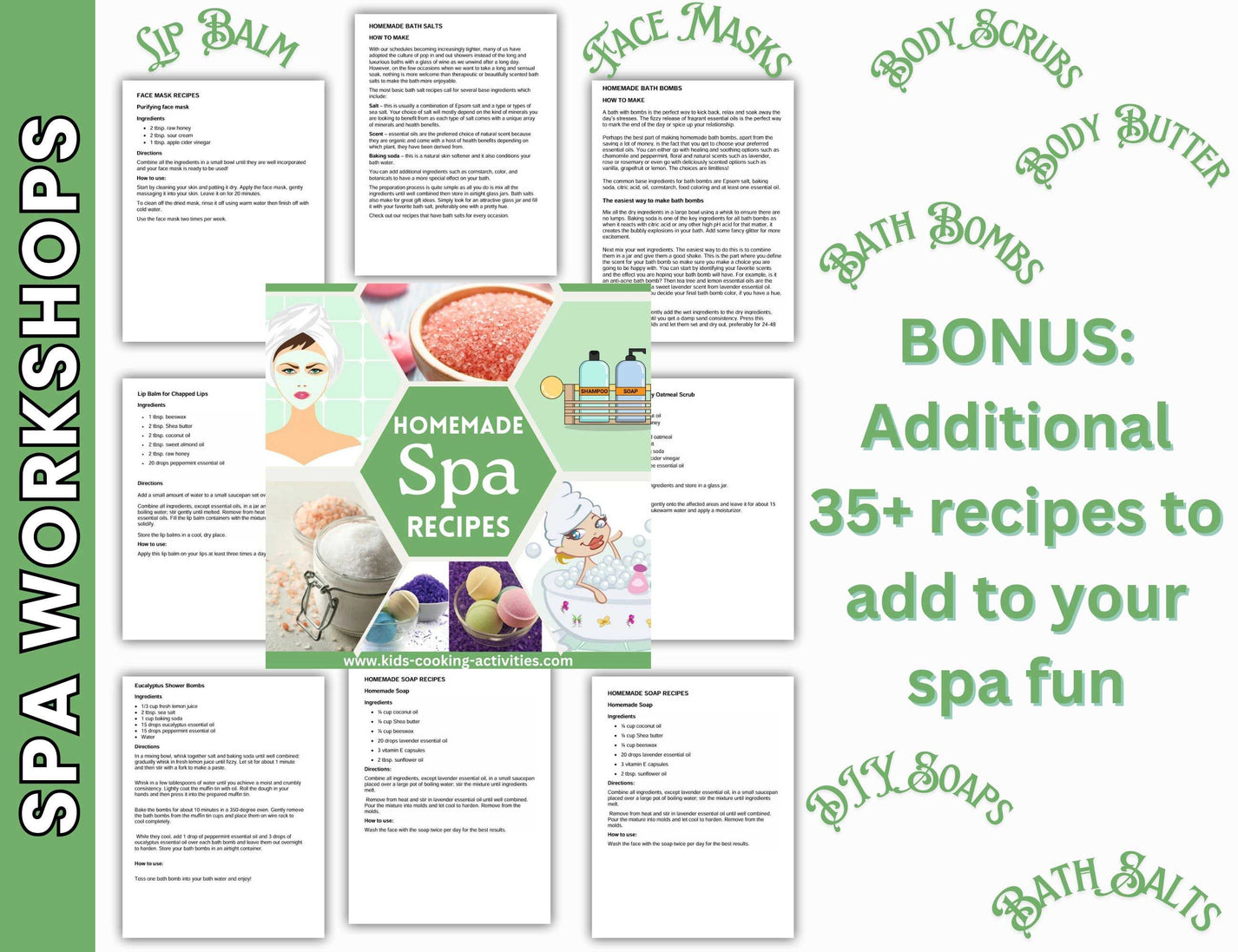 Kids’ Homemade Spa Party Workshops – 7 Weeks of Fun & Creativity!-Digi ...