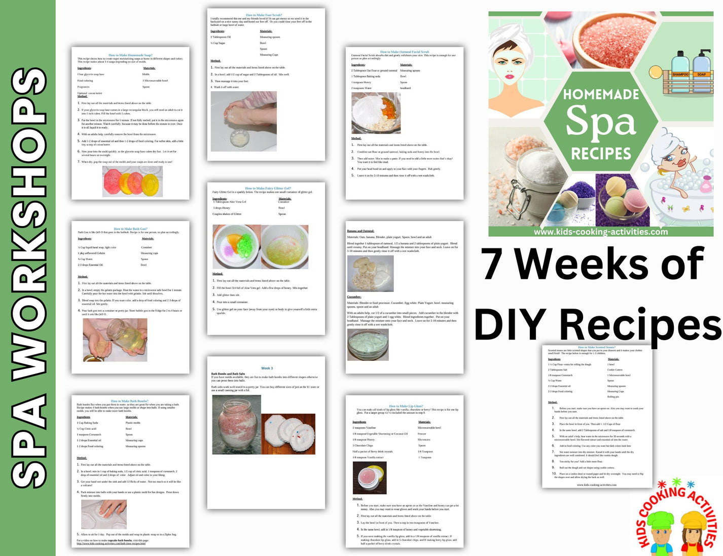 Kids’ Homemade Spa Party Workshops – 7 Weeks of Fun & Creativity!-Digi ...