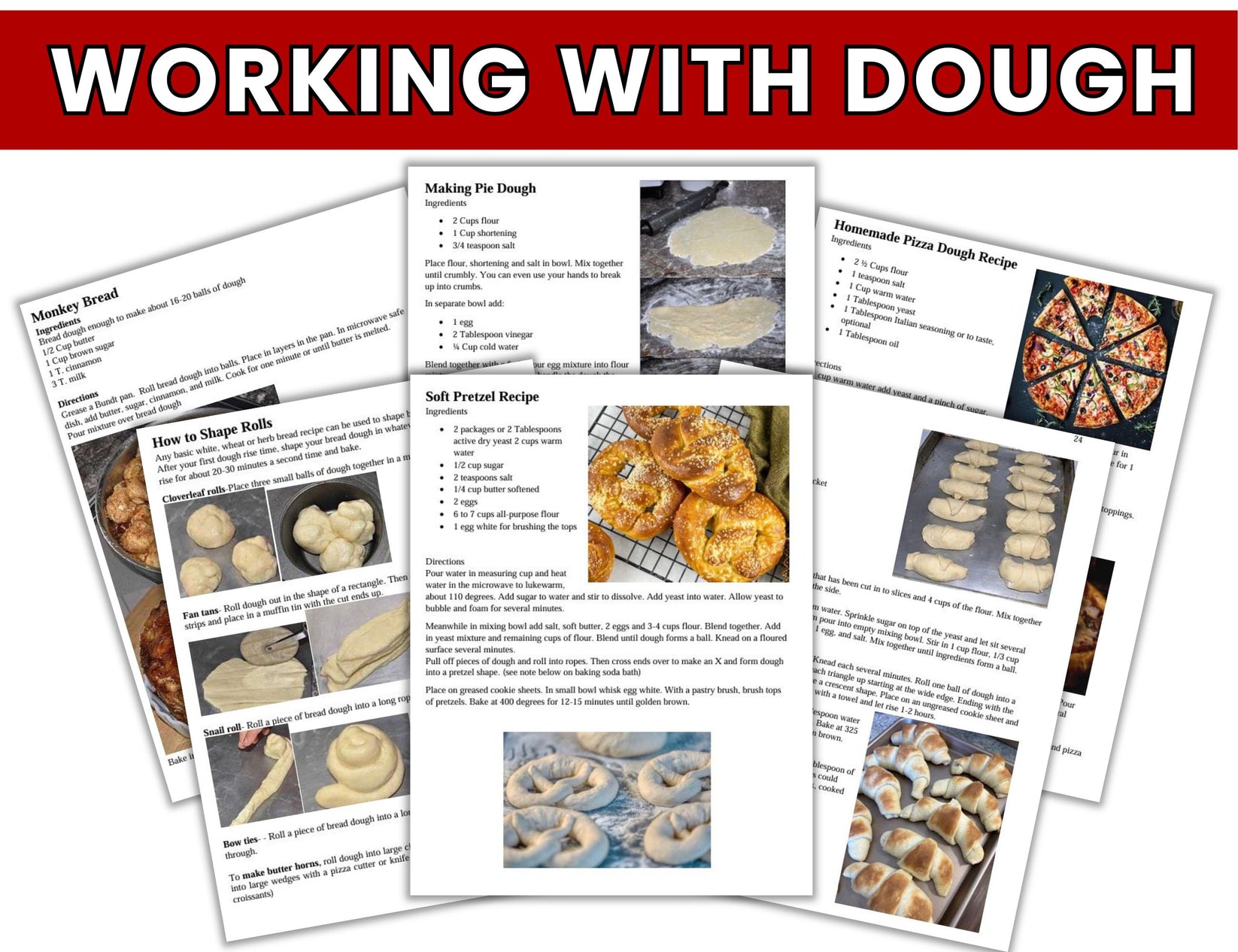 Working with Dough Camp – Hands-On Kids Cooking Activities -Digital Do