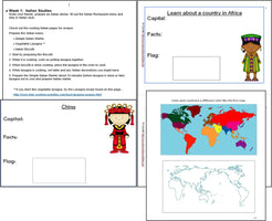 Cooking around the World Studies-International Recipes, Geography & Cu ...