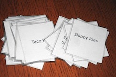 Menu Board Recipe Cards-Digital Download – Kids Cooking Activities