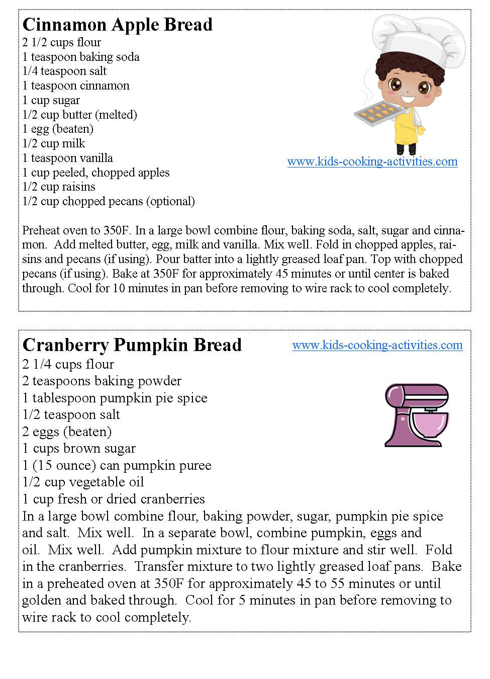 Kids Cooking Recipe Cards Deluxe Set-140 Recipes in 14 Categories-Digi ...