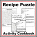 50 Fun Word Search & Fill-in-the-Blank Recipe Puzzles-Digital Download ...